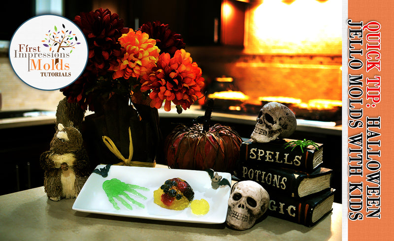 Quick and Easy Jello Jigglers Halloween Edition – First Impressions Molds